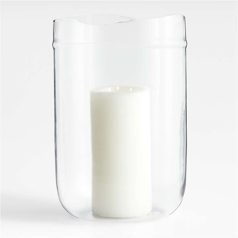 Arden Extra-Large Glass Pillar Candle Holder 20" by Jake Arnold | Crate ...