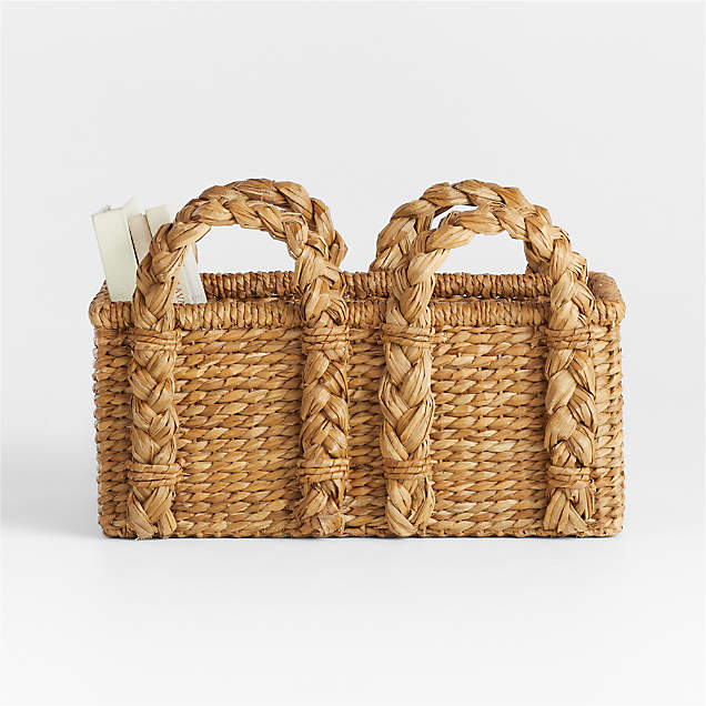 Zuzu Round Handwoven Basket + Reviews | Crate & Barrel Canada