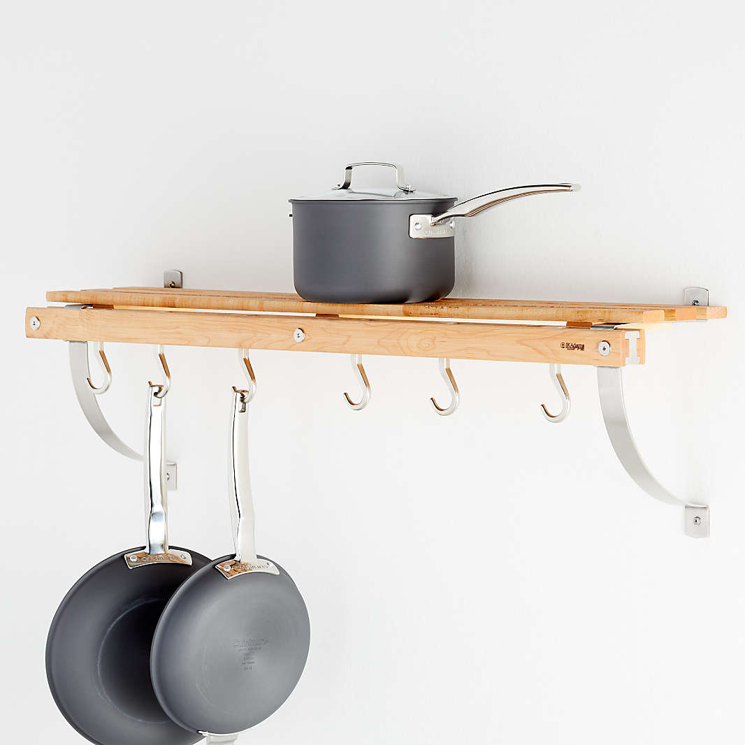 Pot Racks: Hanging, Wall Mounted & Stand | Crate & Barrel