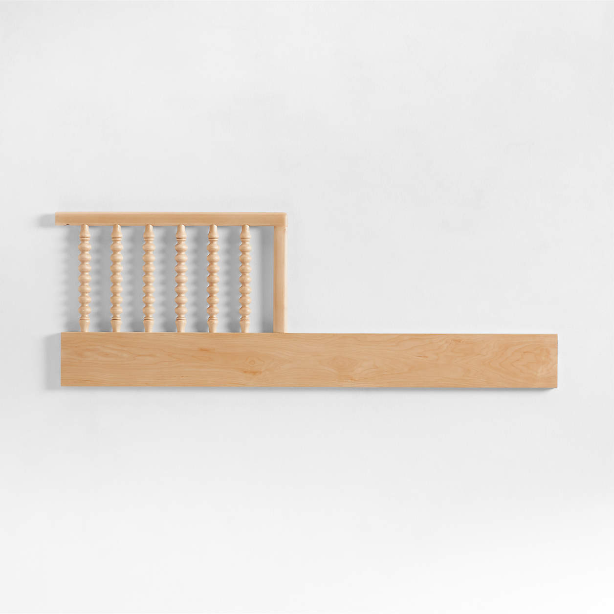 Jenny Lind Maple Wood Spindle Toddler Bed Rail + Reviews | Crate & Kids ...