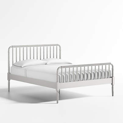Jenny Lind White Wood Spindle King Bed | Crate & Kids