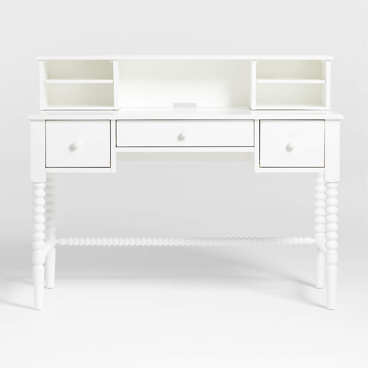 Jenny Lind Wood Spindle Kids Desk and Hutch | Crate & Kids Canada