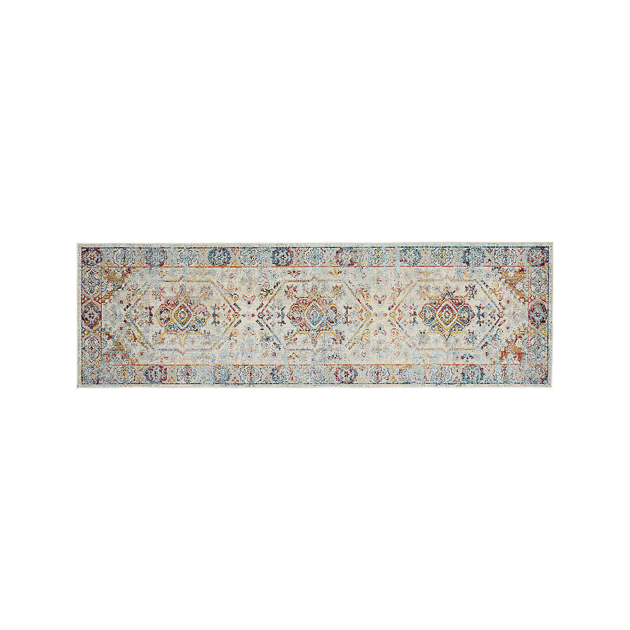Jimi Indoor/Outdoor Oriental Rug 2.6'x8' + Reviews | Crate & Barrel