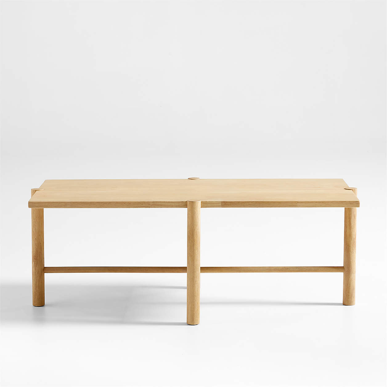 Jo Rectangular Wood Coffee Table + Reviews | Crate & Barrel