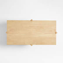 Jo Rectangular Wood Coffee Table | Crate & Barrel Canada