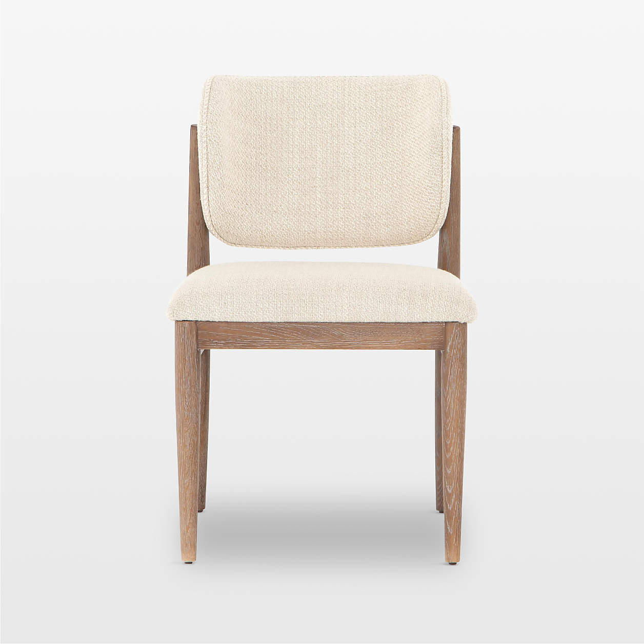 Joren Taupe Wood Upholstered Dining Chair with Performance Fabric ...