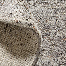 Juneau Wool Grey Rug Swatch 12"x18" | Crate & Barrel