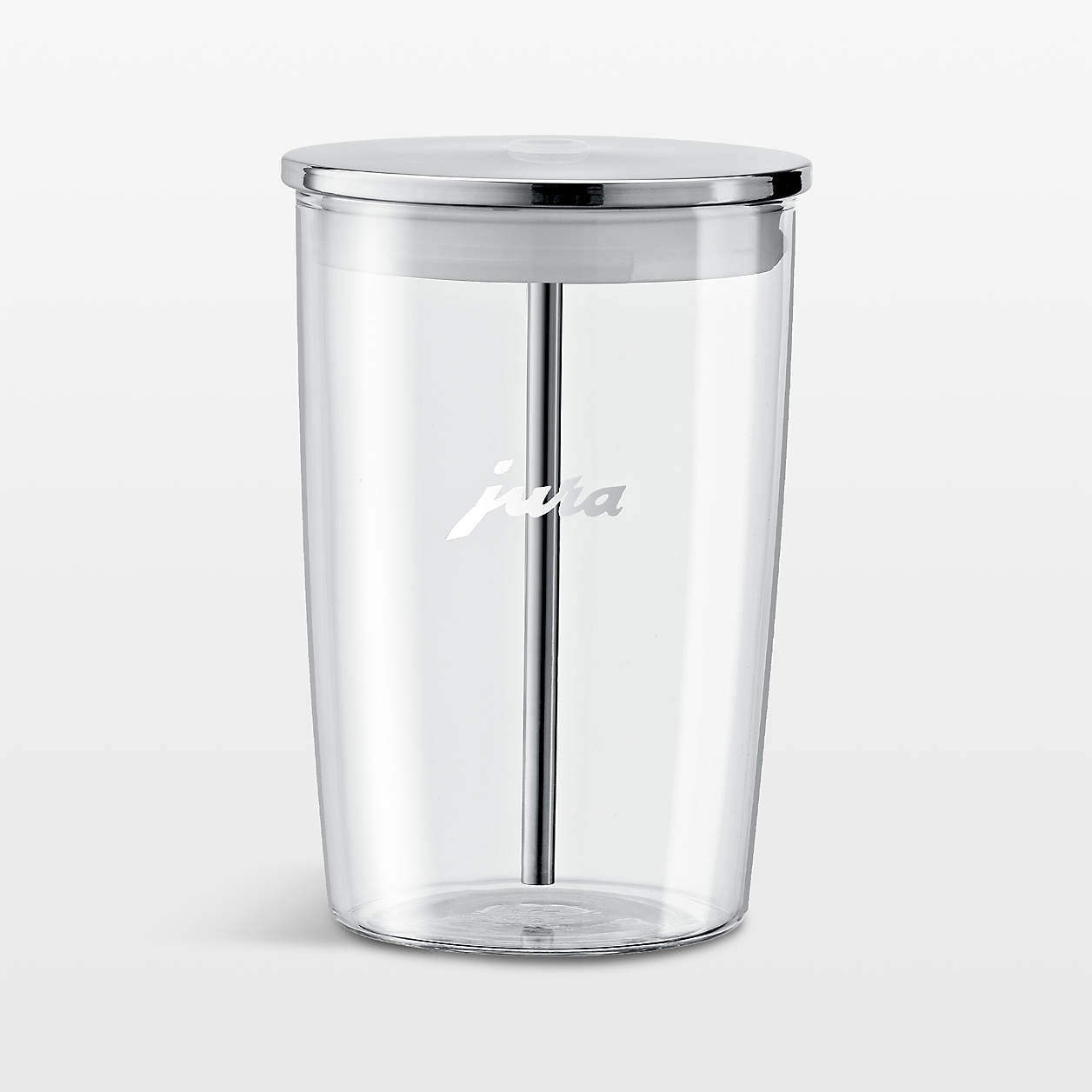 JURA Glass Milk Container and Milk System Cleaning Mini Tabs with Dispenser | Crate & Barrel