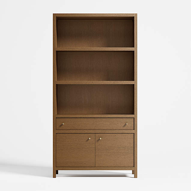 Morris Driftwood Bookcase | Crate & Barrel