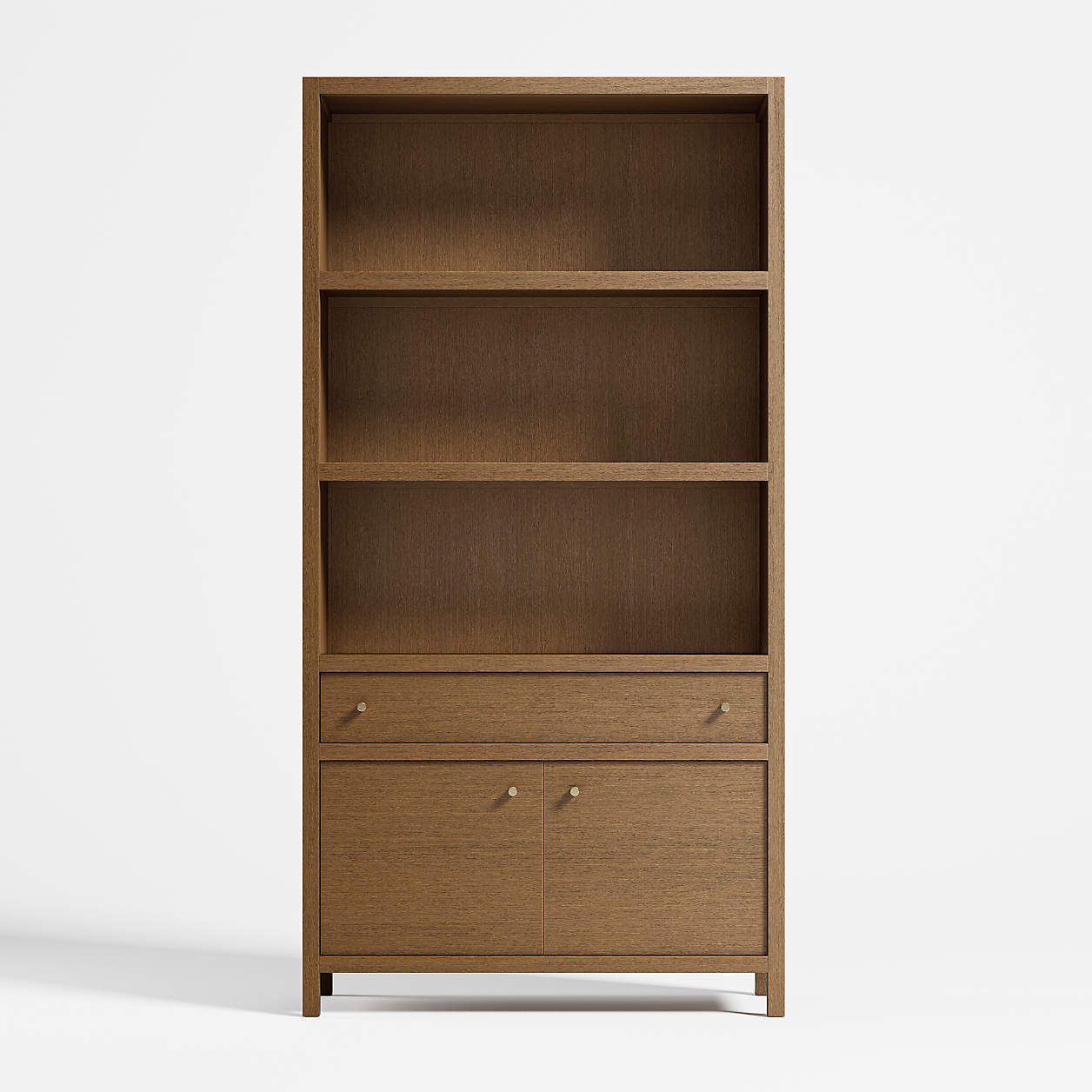 Keane Driftwood Closed Bookcase, Set of 2 + Reviews | Crate & Barrel