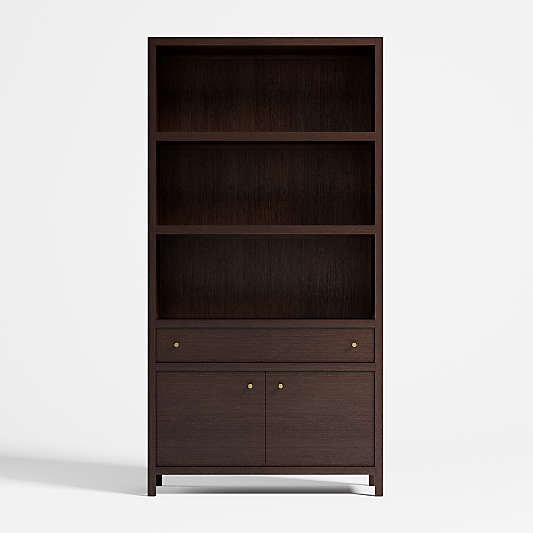 Brown Bookcases & Shelves | Crate & Barrel
