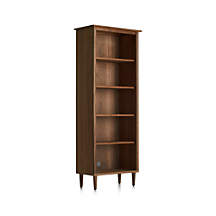 Kendall Walnut Bookcase + Reviews | Crate & Barrel