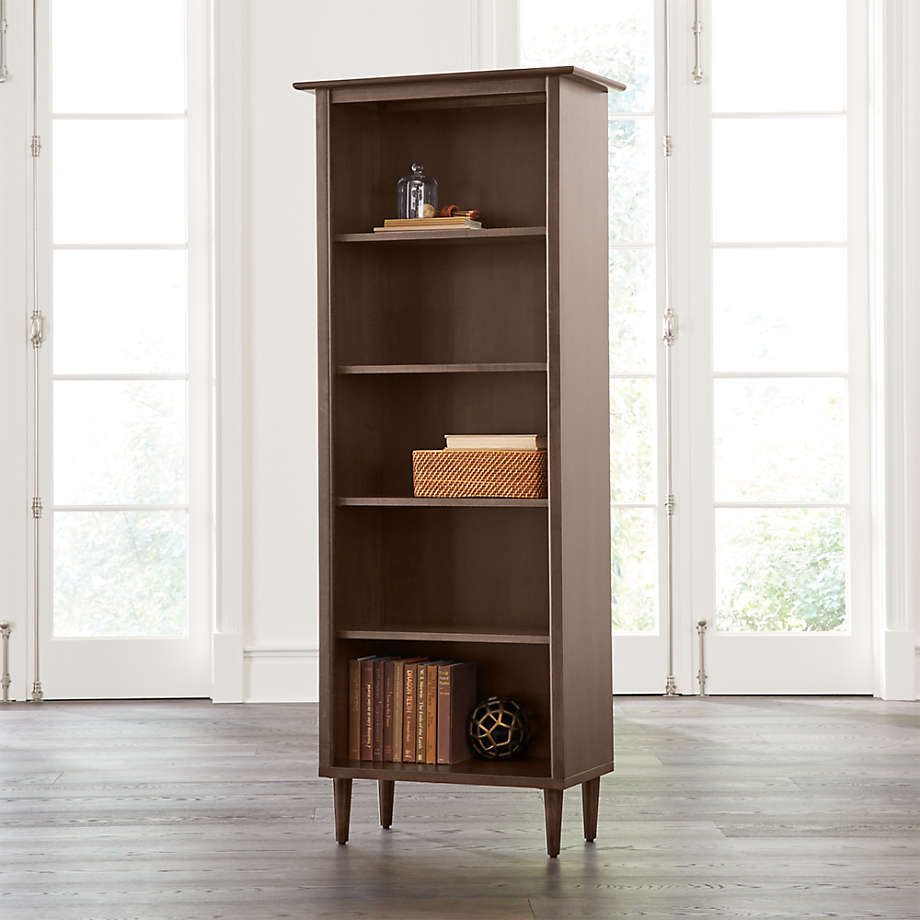 Kendall Cocoa Bookcase + Reviews | Crate & Barrel