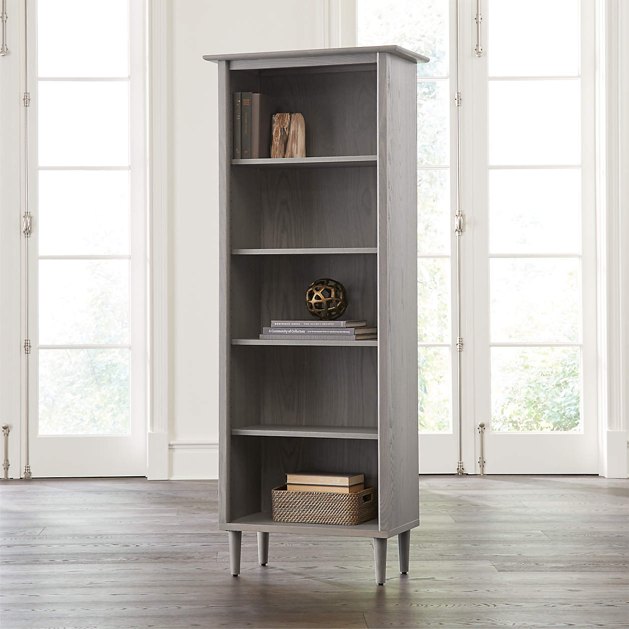 Kendall Dove Bookcase + Reviews | Crate & Barrel