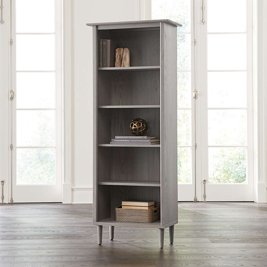 Kendall Dove Bookcase + Reviews | Crate & Barrel