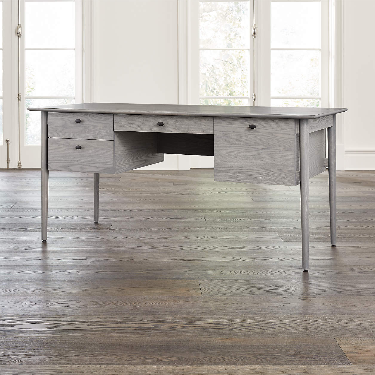 Kendall Dove Desk + Reviews | Crate & Barrel