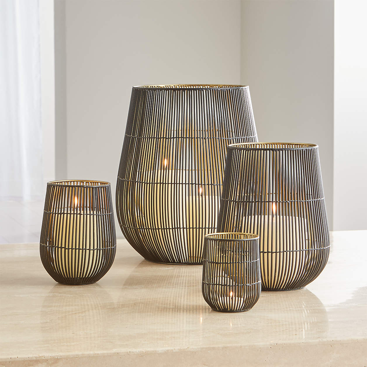 Kent Wire Candle Holders | Crate & Barrel