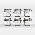 Kilner 12-Oz. Round Clip-Top Jars, Set of 6 | Crate & Barrel