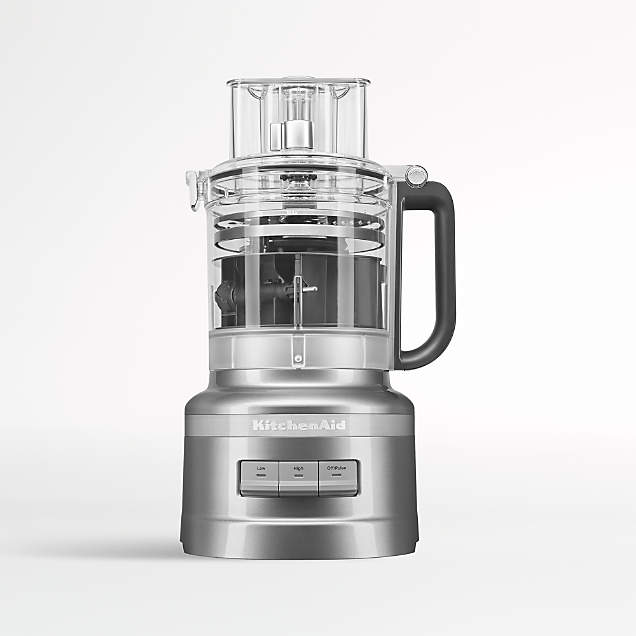 KitchenAid Contour Silver 7-Cup Food Processor + Reviews | Crate & Barrel