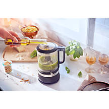KitchenAid Matte Black 5-Cup Food Chopper + Reviews | Crate & Barrel
