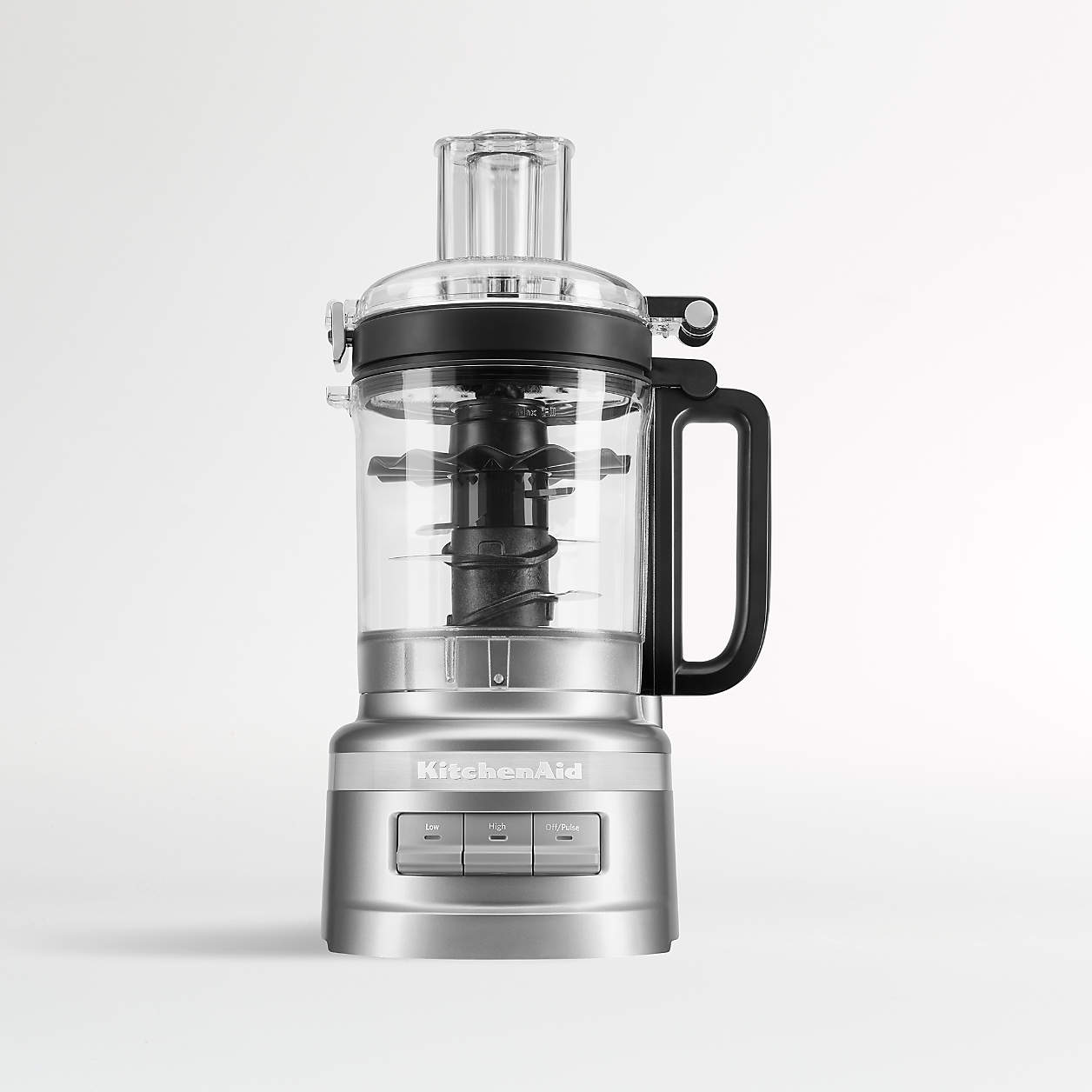 KitchenAid Contour Silver 9-Cup Food Processor + Reviews | Crate & Barrel