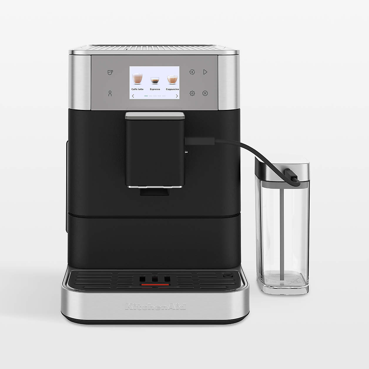 KitchenAid KF7 Fully Automatic Espresso Machine in Cast Iron Black ...