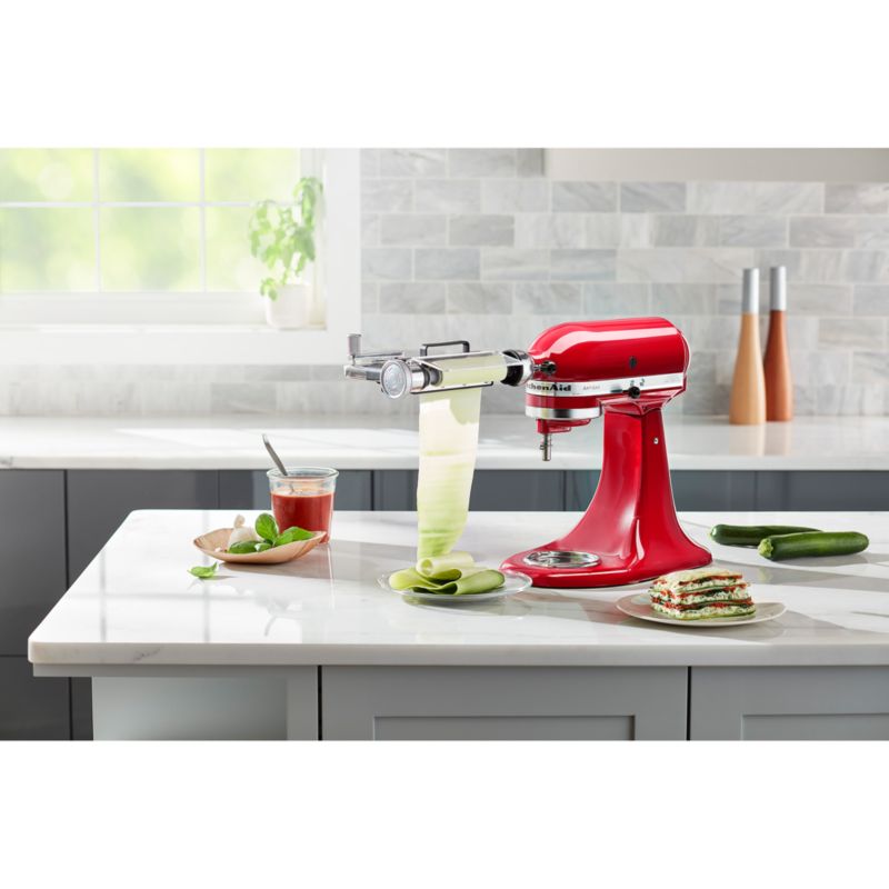 KitchenAid Veggie Sheet Cutter Attachment + Reviews | Crate & Barrel