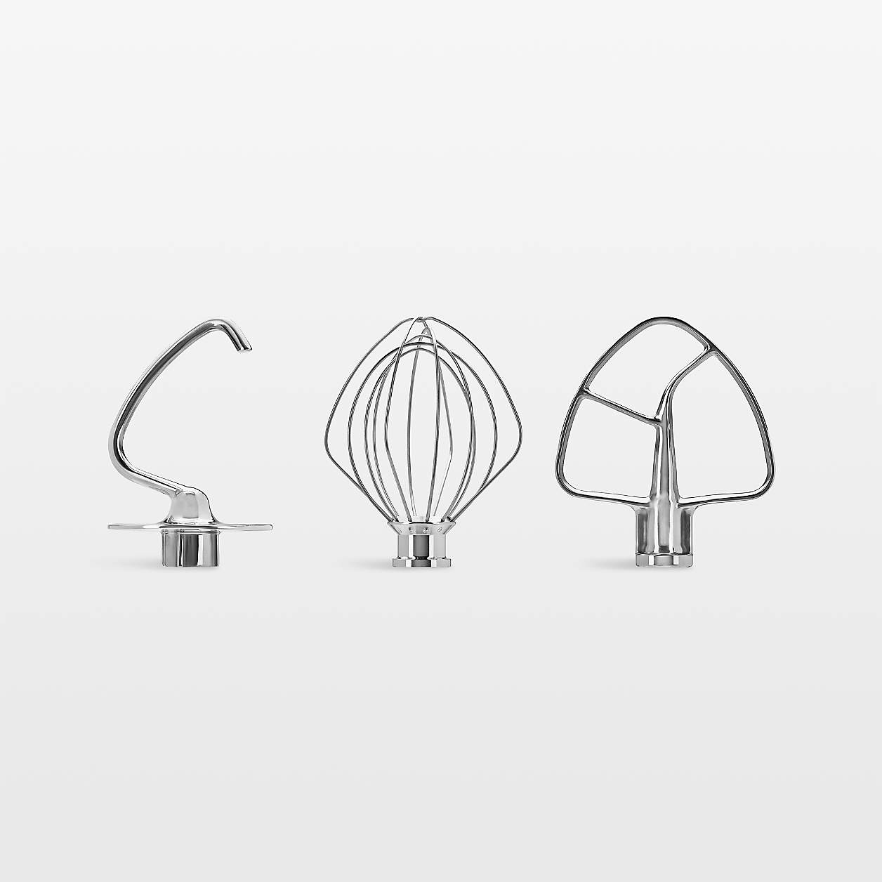 KitchenAid Stand Mixer Stainless Steel Mixing Attachments, Set of 3 ...