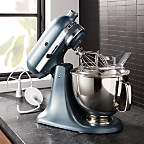 KitchenAid Artisan Series 5-Quart Tilt-Head Steel Blue Stand Mixer ...
