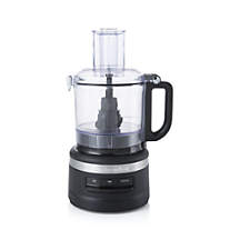 KitchenAid Matte Black 7-Cup Food Processor + Reviews | Crate & Barrel