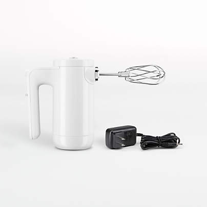 KitchenAid White 5-Speed Electric Hand Mixer + Reviews | Crate & Barrel