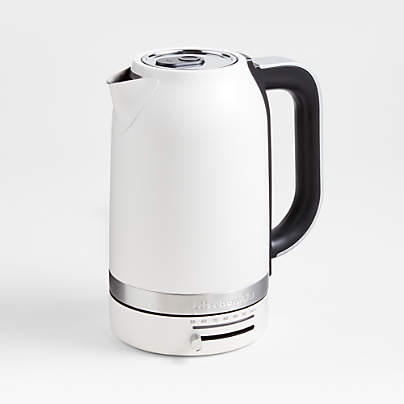 KitchenAid Silver Electric Kettle + Reviews | Crate & Barrel