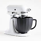 KitchenAid Stand Mixer Matte Black Shell 5-Quart Ceramic Mixing Bowl ...