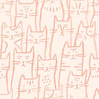 Chasing Paper Pink Smitten Kitten Peel and Stick Wallpaper | Crate & Kids