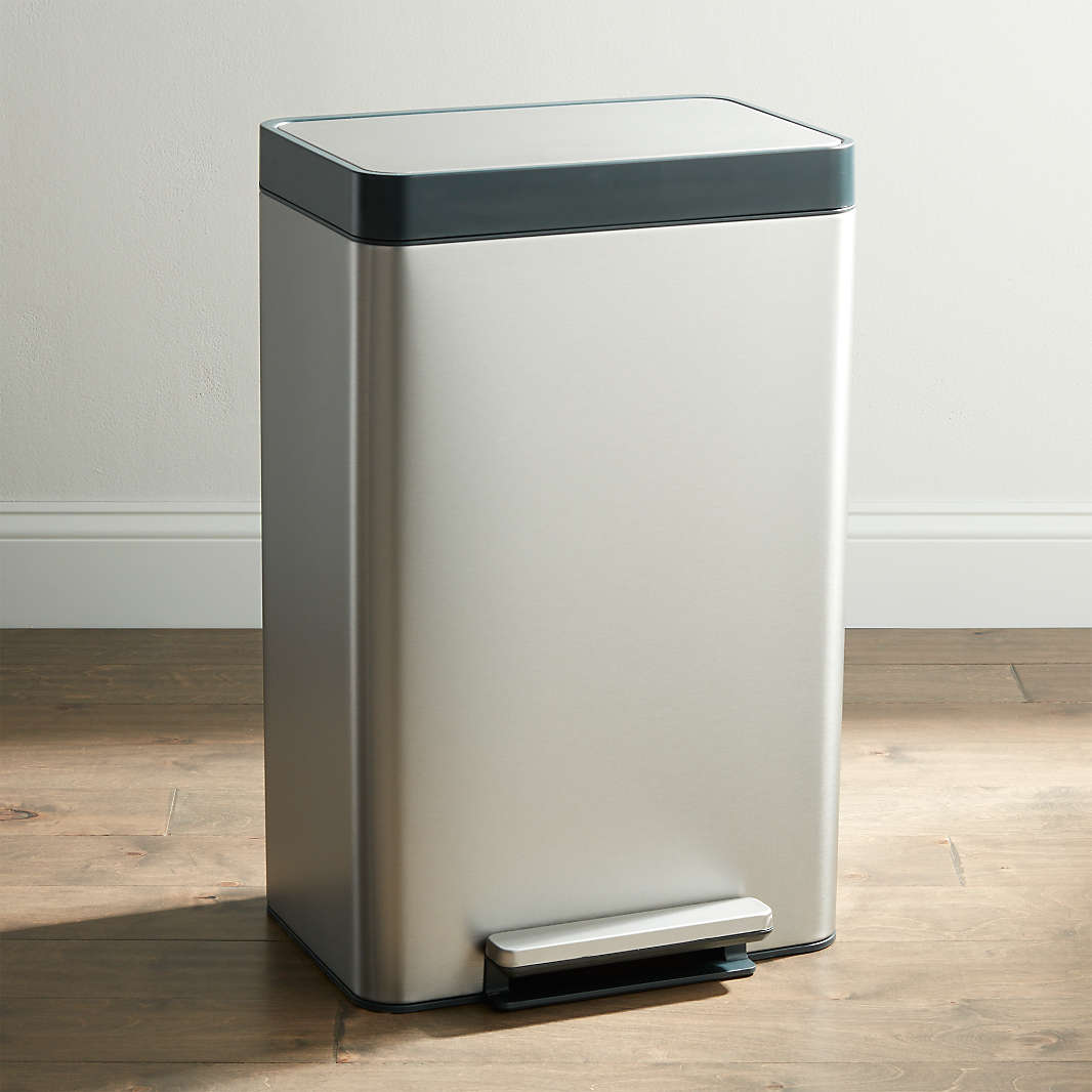 Stainless Steel Trash Cans | Crate & Barrel Canada