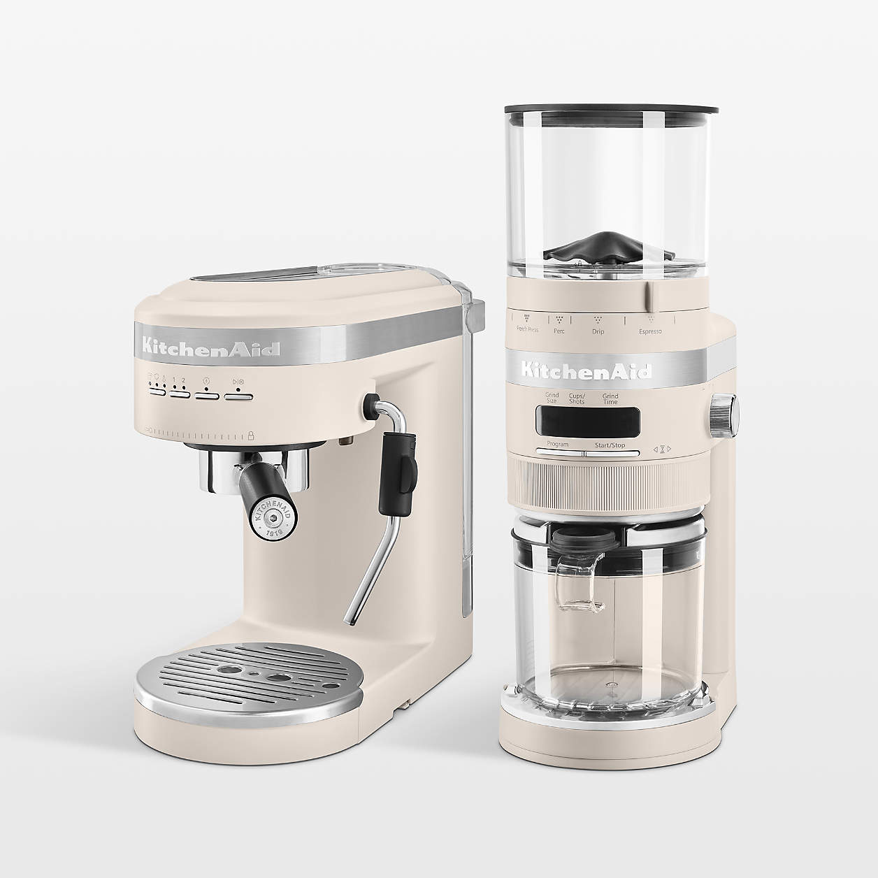 KitchenAid Espresso Machine and Burr Grinder Set in Milkshake + Reviews ...