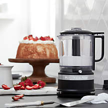 KitchenAid Matte Black 5-Cup Food Chopper + Reviews | Crate & Barrel