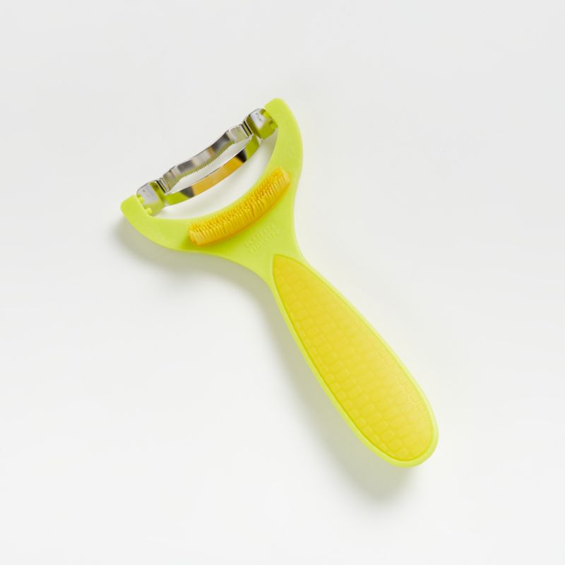 Kuhn Rikon Corn Zipper with Silk Remover | Crate & Barrel