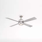 Fanimation Kwad 52" Brushed Nickel Ceiling Fan with LED light + Reviews ...