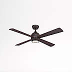 Fanimation Kwad 52" Dark Bronze Ceiling Fan with Reversible Blades ...