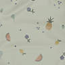 LALO Sage Green Fruit Print Smock Bib | Crate & Kids