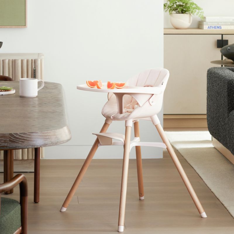 Lalo The Chair 3-in-1 Grapefruit Pink Baby High Chair + Reviews | Crate ...