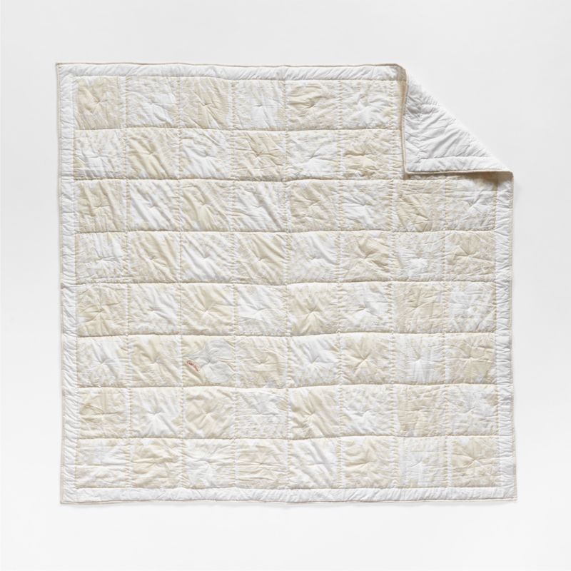 Soaring Dove Organic Cotton Patchwork King Quilt by Lucia Eames | Crate ...