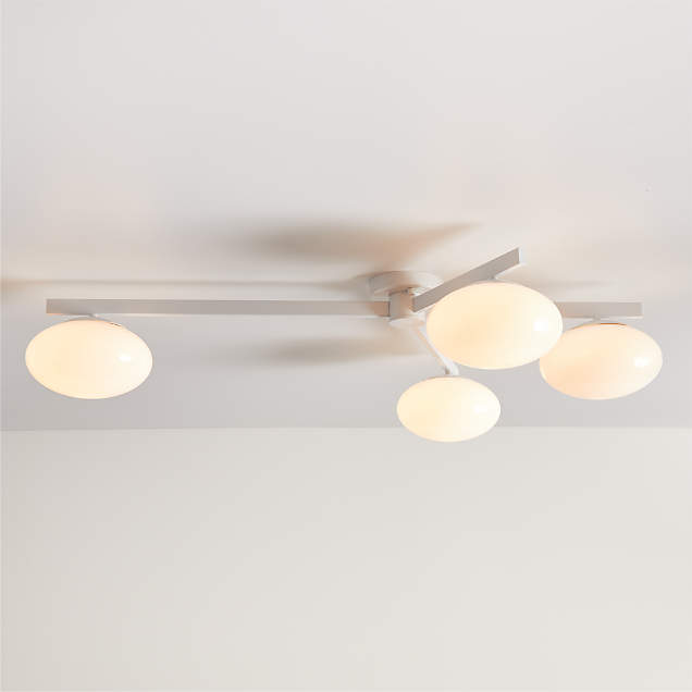 Quinn Black Metal 28" Kids Ceiling Light + Reviews | Crate & Kids