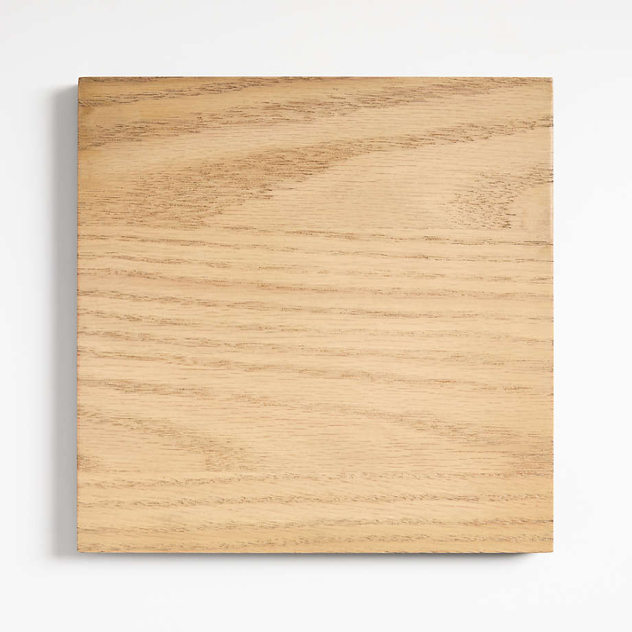 Leanne Ford Natural Wood 8x8 Swatch | Crate & Barrel