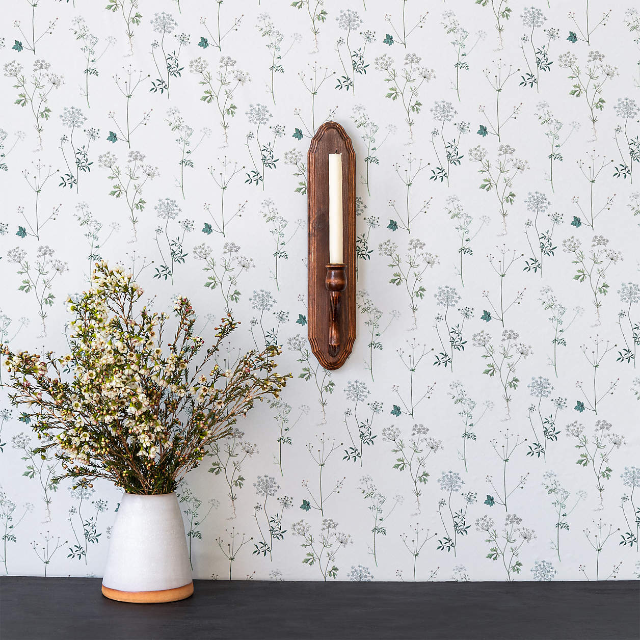 Chasing Paper Lace Cream Peel and Stick Wallpaper 2'x8' | Crate & Kids