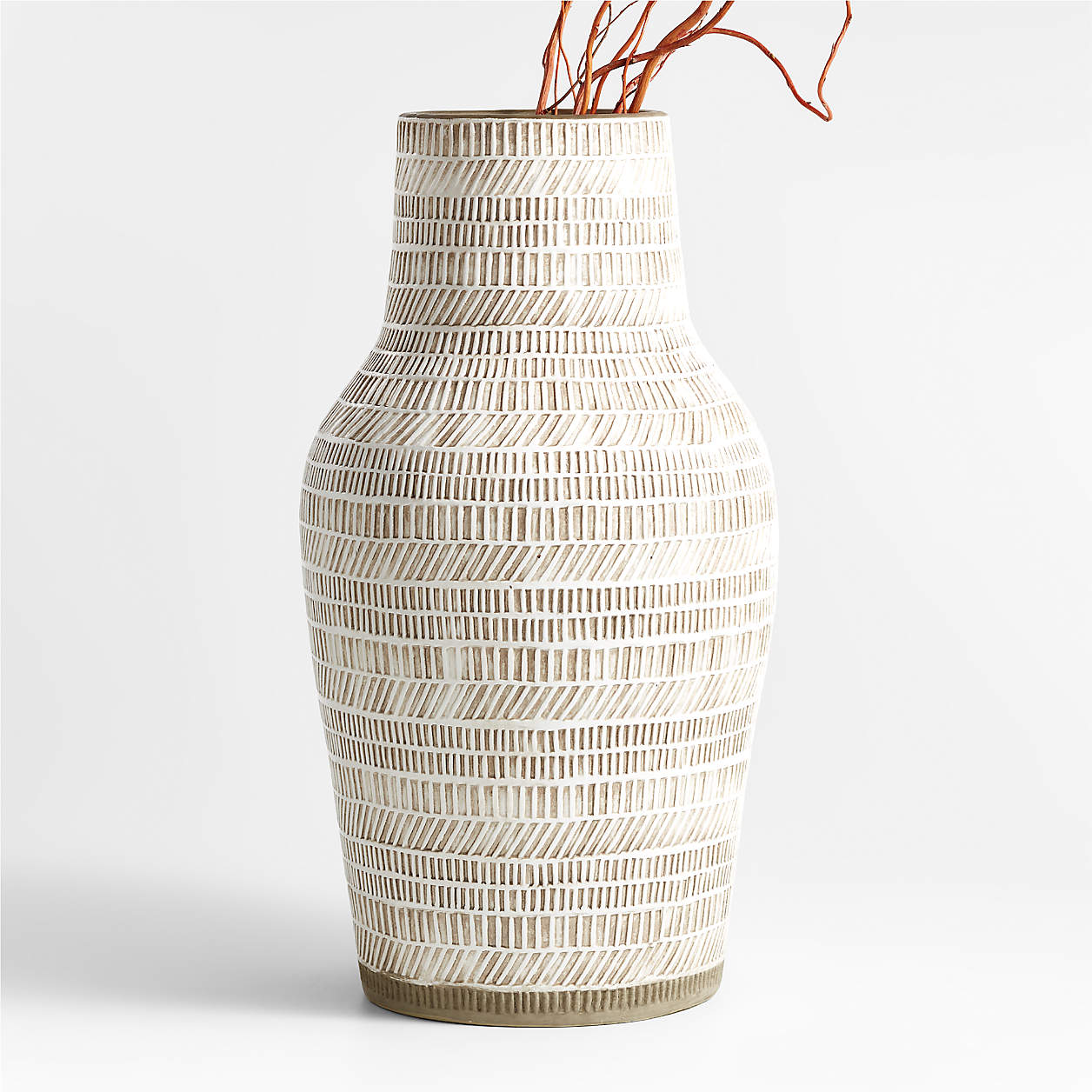 Lati Vase 20" + Reviews | Crate & Barrel