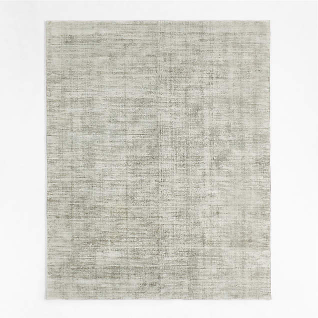 Baxter Grey Wool Area Rug 9'x12' | Crate & Barrel