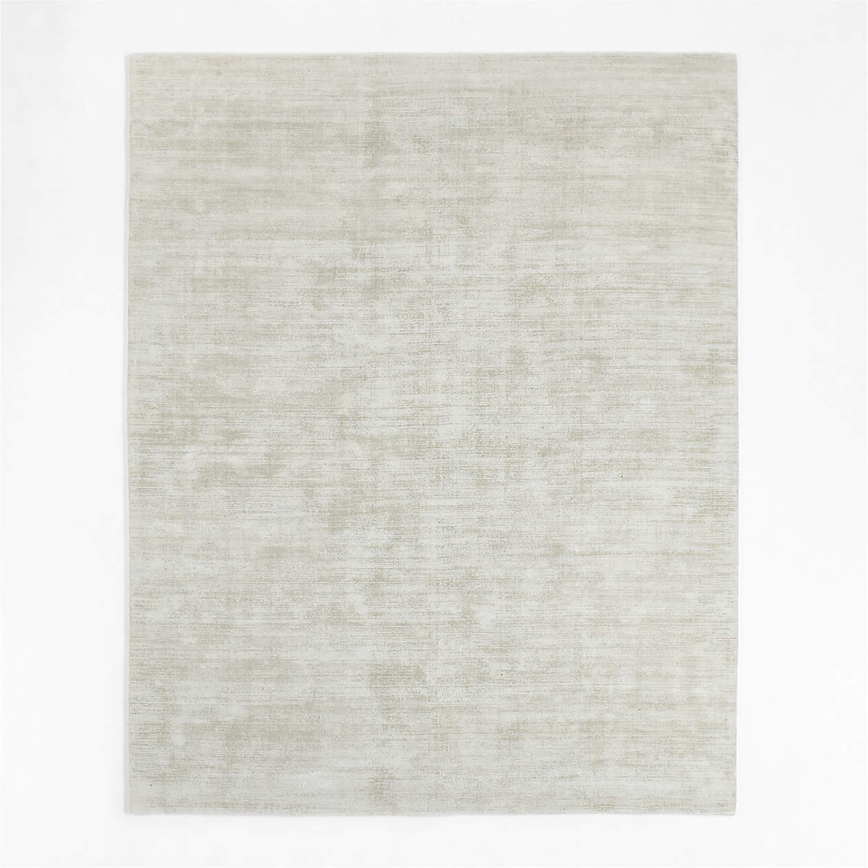 Laval Solid Tip-Sheared Silver Area Rug 6'x9' | Crate & Barrel