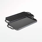 Lodge Chef Collection Seasoned Cast Iron Double Burner Reversible Grill ...